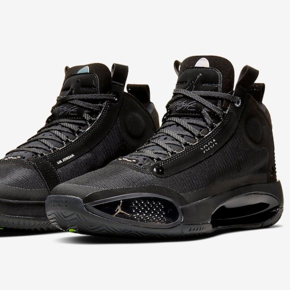 Nike | Shoes | Mens Nike Air Jordan Retro 34 Black Cat | Poshmark